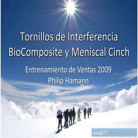Meniscal cinch y tornillos if bio composite st naples 2009 (ph) | PPTX