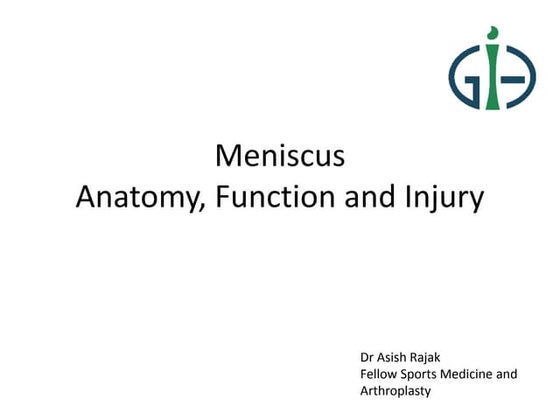 Meniscus: Structure, Role & Injury. | PPT