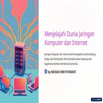 Menjelajahi Dunia Jaringan Komputer dan Internet | PPT