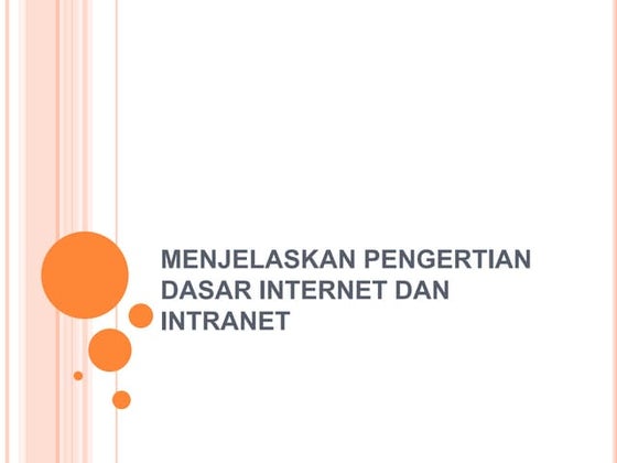 Pengertian intranet pada jaringan komputer.pptx