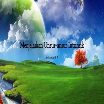 Menjelaskan unsur unsur intrinsik | PPTX