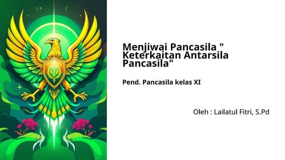 Pancasila dan lambang negara kelas 2 | PPTX