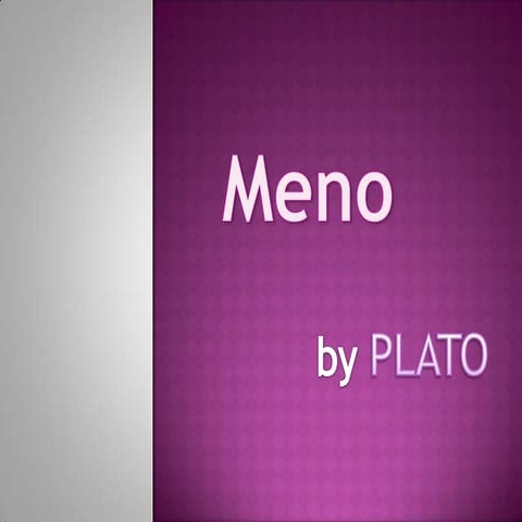 Meno | PPTX
