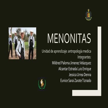Menonitas | PPTX