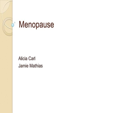 Menopause | PPTX