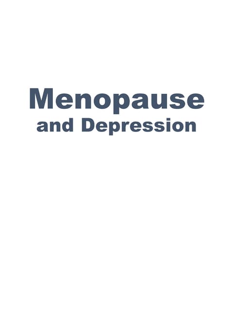 Case studies ( menopause) | PPT