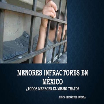 Menores infractores | PPTX