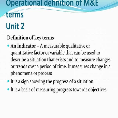 Chapter 2 Indicators and M & E Frameworks.pptx