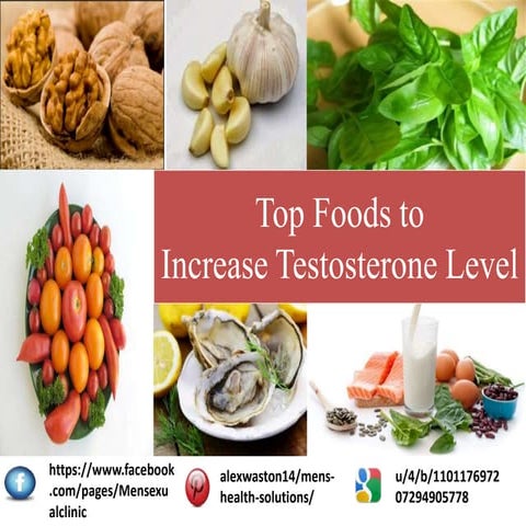 Top foods to increase testosterone level | PPTX