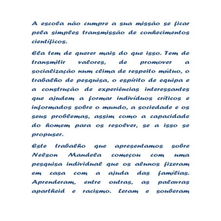 Acrósticos nelson mandela | PDF