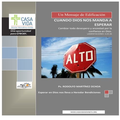 Cuando Dios nos manda a esperar | PDF