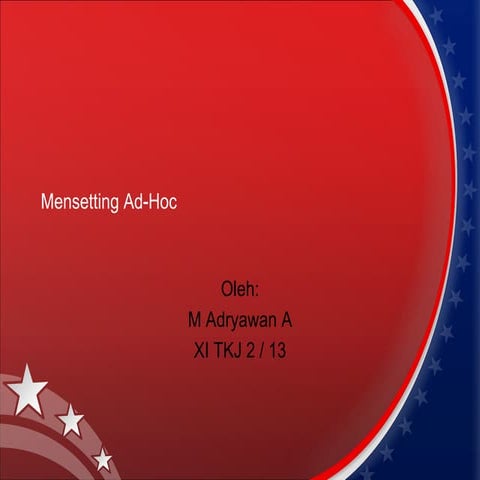 Mensetting ad hoc | PPTX
