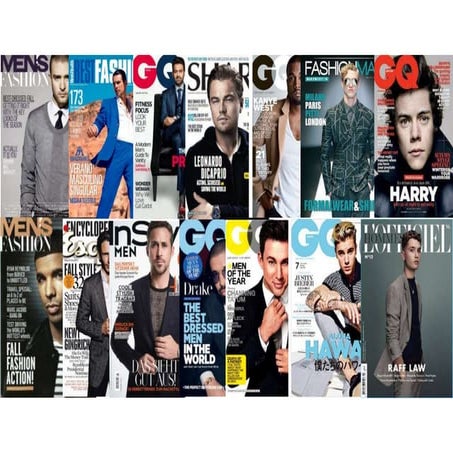 Mens fashion moodboard | DOCX