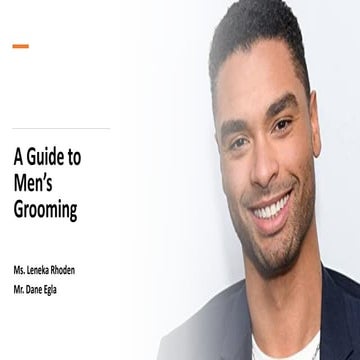A Guide to Men's Grooming | PDF