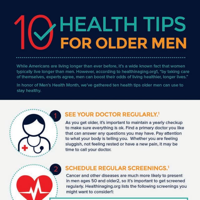 10 Health Tips for Older Men | PDF