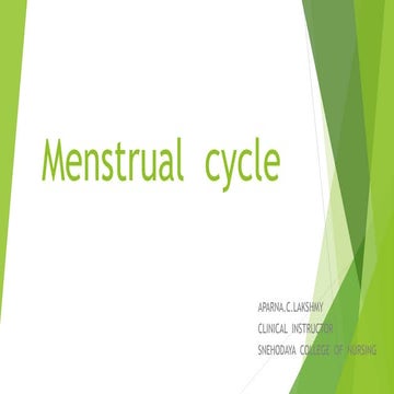 Menstrual Cycle | PPT