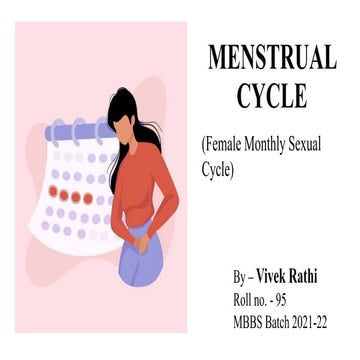 Menstrual Cycle | Hormonal Regulation | PPTX