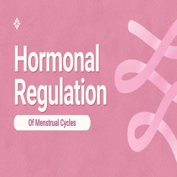 MENSTRUAL CYCLE HORMONAL REGULATION. pdf | PDF