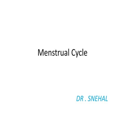 Menstrual cycle ppt nitin | PPTX