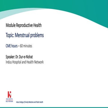Menstrual problems final.pptx