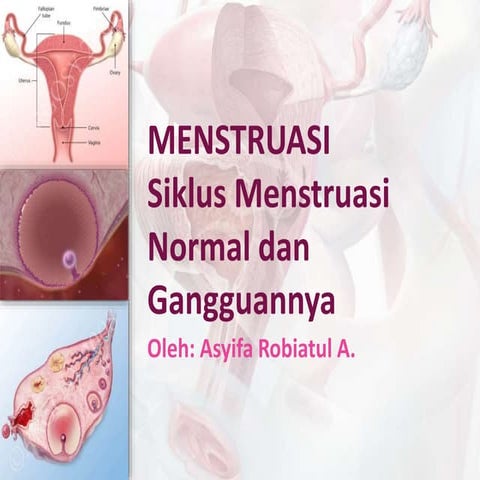 Menstruasi (Siklus Menstruasi dan Gangguannya) | PPTX