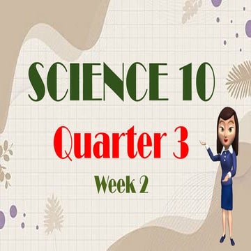 MENSTRUATION_GRADE 10 SCIENCE PPT_QUARTER 3 | PPTX