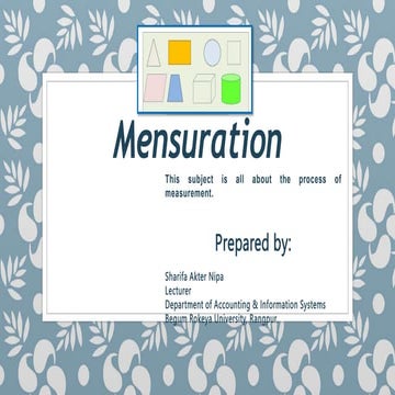 Mensuration.pptx business math mensuration | PPTX