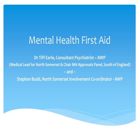 Psychological First Aid | PPT
