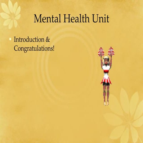 Mental Health Unit Intro | PPT