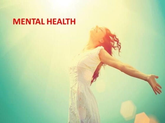 Mental Health Awareness presentation.pptx | Mental Health | Diseases and Conditions