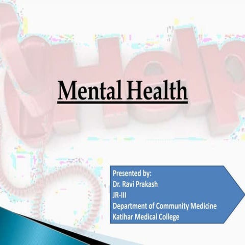 Mental health | PPTX