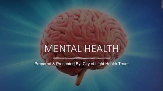 Mental Health Awareness presentation.pptx | Mental Health | Diseases and Conditions