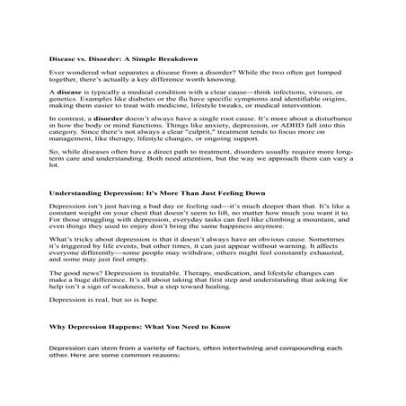 Disease vs. Disorder: A Simple Breakdown to transformative healing | PPTX