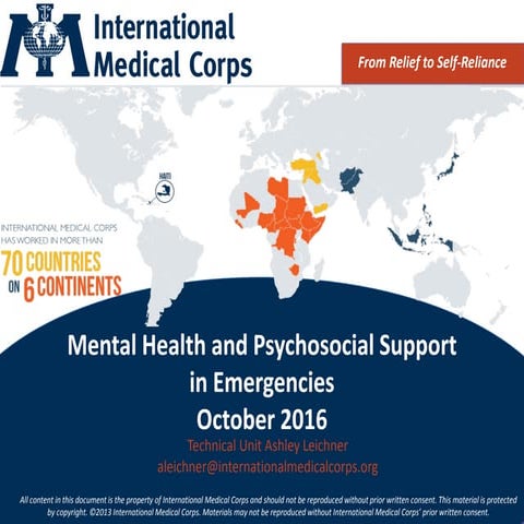 Psychosocial Support Types and Benefits | PDF