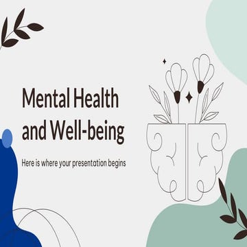 Presentation on Mental Health and Well-being.pptx