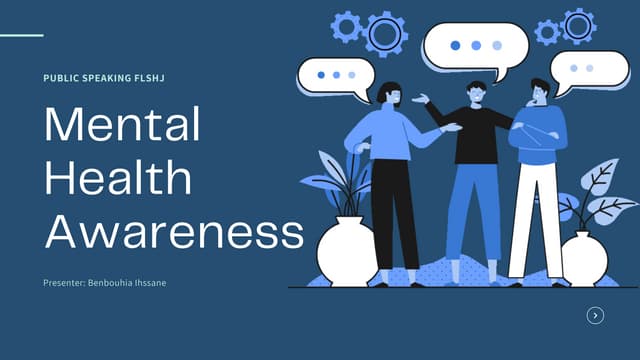 Mental Health Awareness in School | PPTX