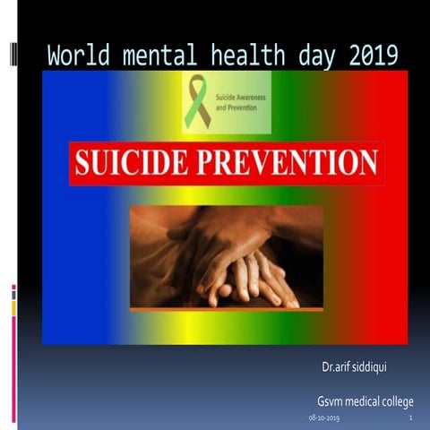 Mental health day ppt 2019 | PPTX