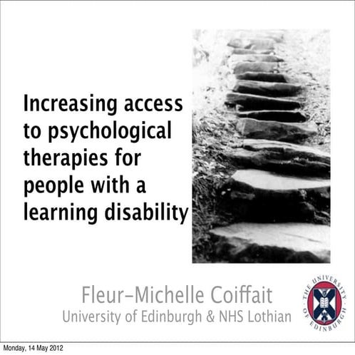 Increasing access to psychological therapies for people with a learning ...
