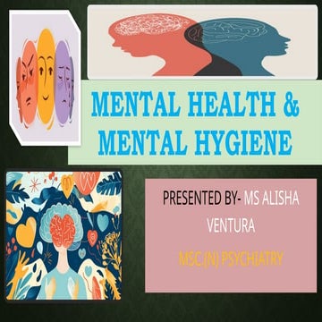 Unit 3 ( mental health and mental hygiene) | PPTX