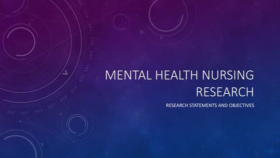 RESEARCH PROBLEM STATEMENT -M.SC.pptx | Educational Assessment | Education