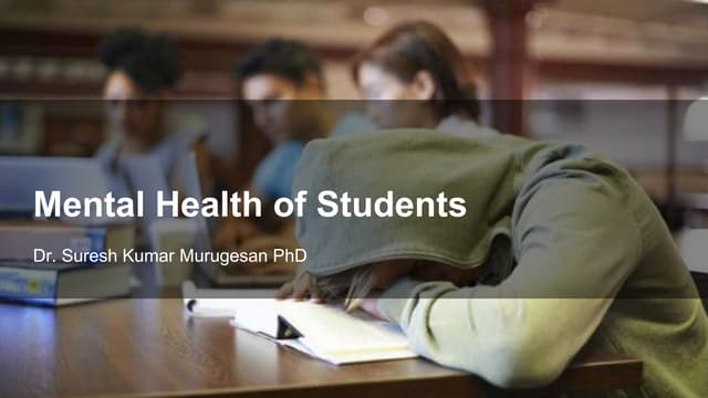 PPT on Mental Health of Students | PPTX