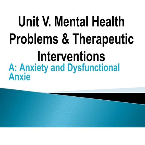 Mental Health problems.pptx post rn bsn nursing | PPTX