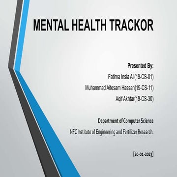 MENTAL HEALTH TRACKOR mobile app project.pptx