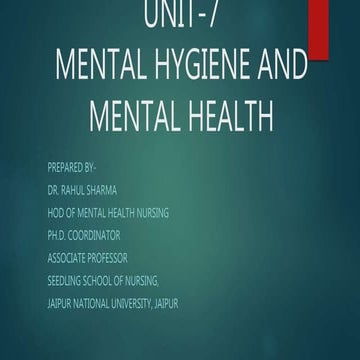 Mental Hygiene and Mental Health.pptx