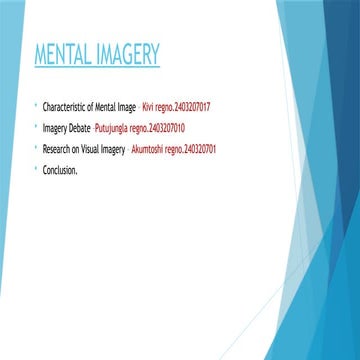 Presentation on MENTAL IMAGERY (cognitive psychology).pptx