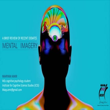 Mental imagery in cognitive psychology- maryam amir | PDF