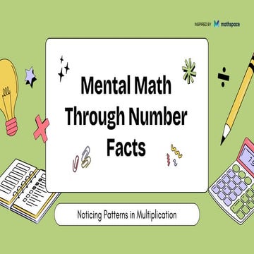 Mental Math Patterns in Multiplication and Division Education ...