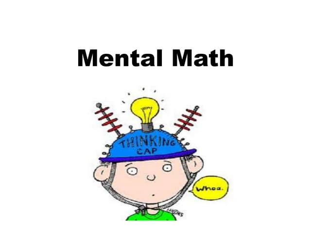 Mental Math Clipart Thinking