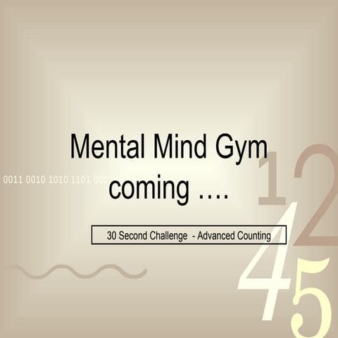 Mental Mind Gym AC | PPT