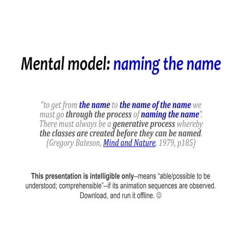 Mental model: naming name v0.2 | PPT